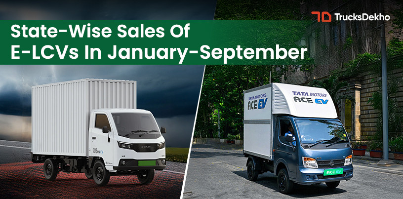 State-Wise Sales Of E-LCVs In January-September 2024 | Trucks.cardekho.com