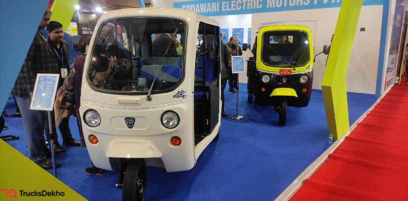 Godawari Electric Launches Eblu Rozee ECO At Auto Expo 2025. | Trucks ...