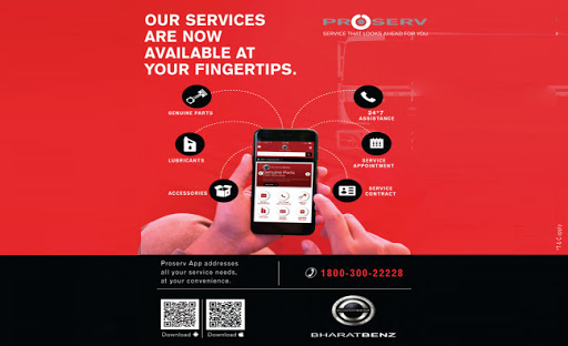 BharatBenz launches new digital services with Proserv app | Trucks.cardekho.com