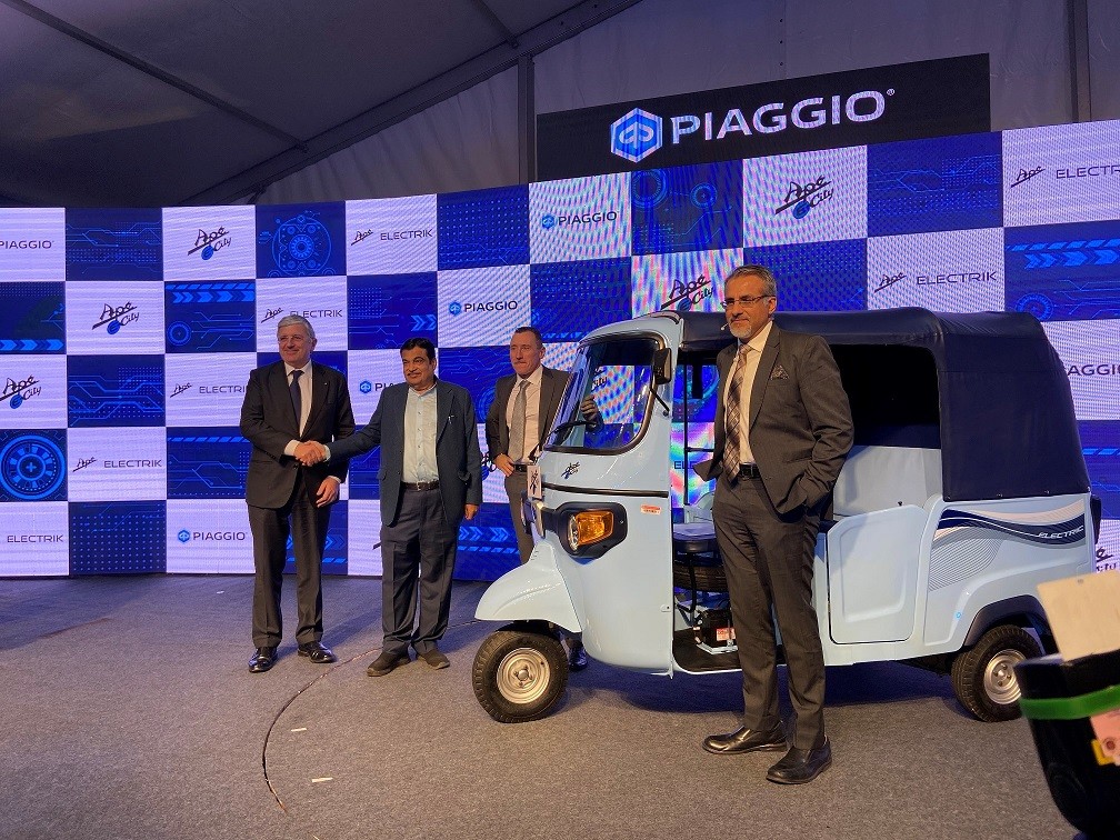 Piaggio enter EVs, launches first three-wheeler Ape E-City | Trucks ...