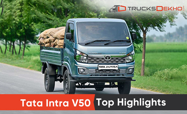 Tata Intra V50: Top Highlights | Trucks.cardekho.com