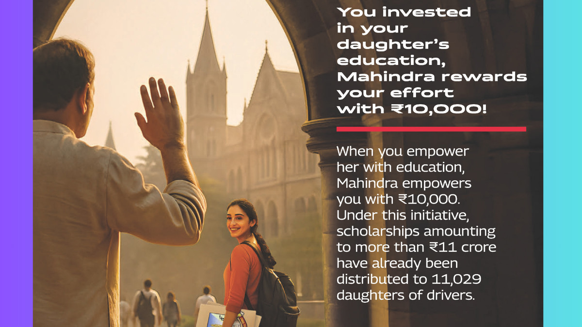 Mahindra To Offer Rs 10,000 Worth Scholarship To Truck Drivers ...