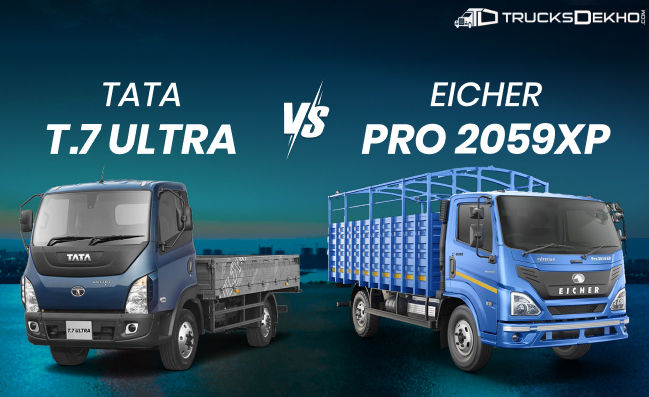 Tata T.7 Ultra (17ft) vs Eicher Pro 2059XP: Spec Comparison | Trucks ...