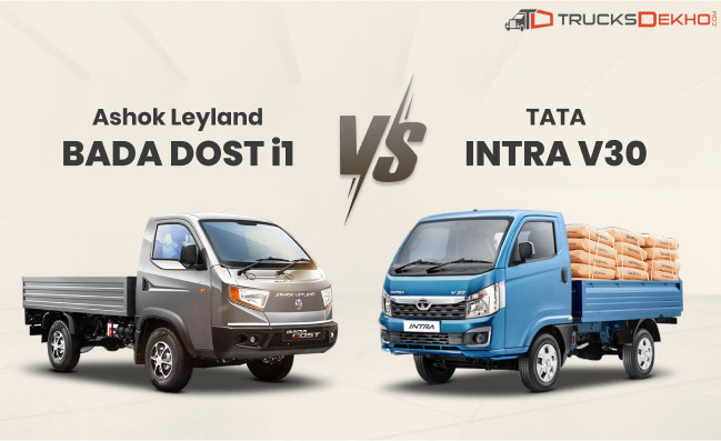 Tata Intra V30 vs Ashok Leyland Bada Dost i1: Specification Comparison ...