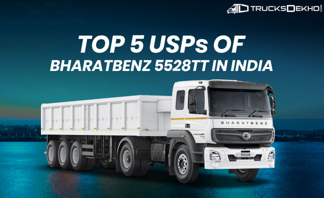 Top 5 USPs Of BharatBenz 5528TT Tractor-Trailer In India | Trucks ...