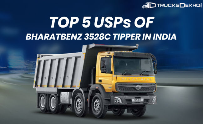 Top 5 USPs Of BharatBenz 3528C 8x4 Tipper Truck In India | Trucks ...
