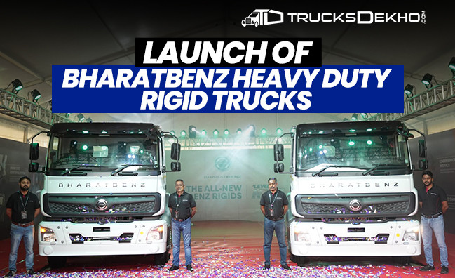 BharatBenz Launches New Heavy-Duty Rigid Trucks Range With New BS6 ...