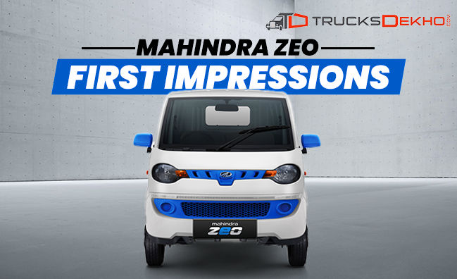 Mahindra Zeo: First Impressions, What We Liked So Far! | Trucks ...