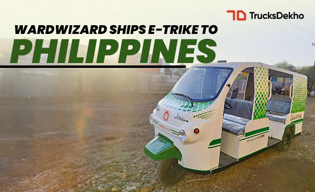 Wardwizard Ships E-Trike To Philippines For Testing | Trucks.cardekho.com