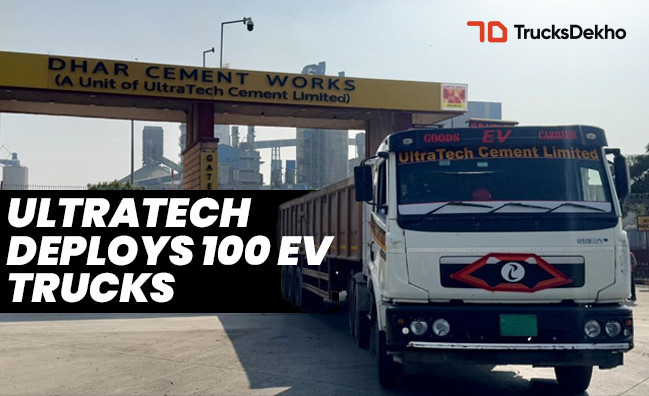 UltraTech Deploys 100 Electric Trucks | Trucks.cardekho.com