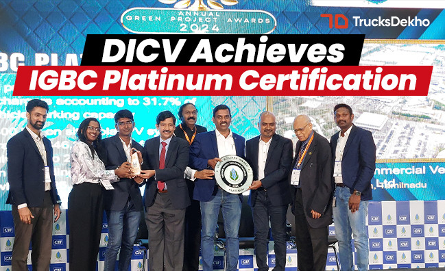 DICV Gets IGBC Platinum Certification | Trucks.cardekho.com