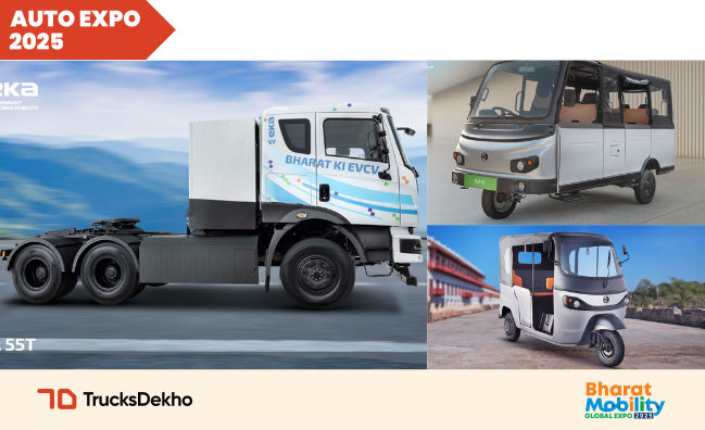 EKA Mobility Launched EKA 55T and EKA 6S at Auto Expo 2025 | Trucks ...