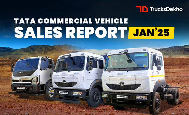 Tata Commercial Vehicle Sales Report Jan’25 | Trucks.cardekho.com