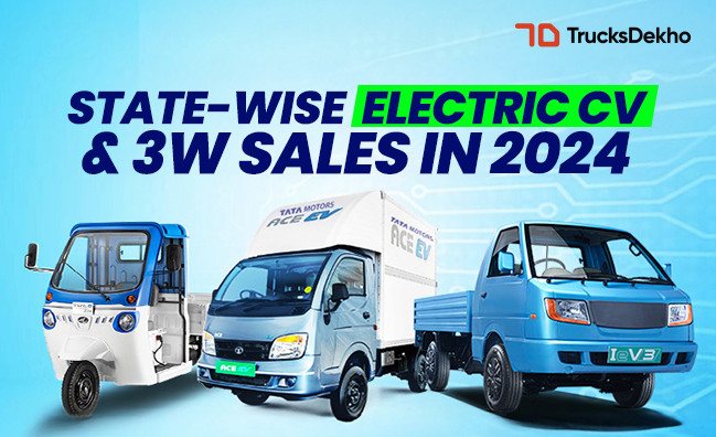 State-Wise Electric CV & 3W Sales In 2024 | Trucks.cardekho.com