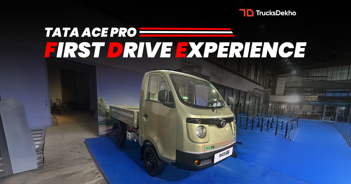 Tata Ace Pro: First Drive Experience | Trucks.cardekho.com