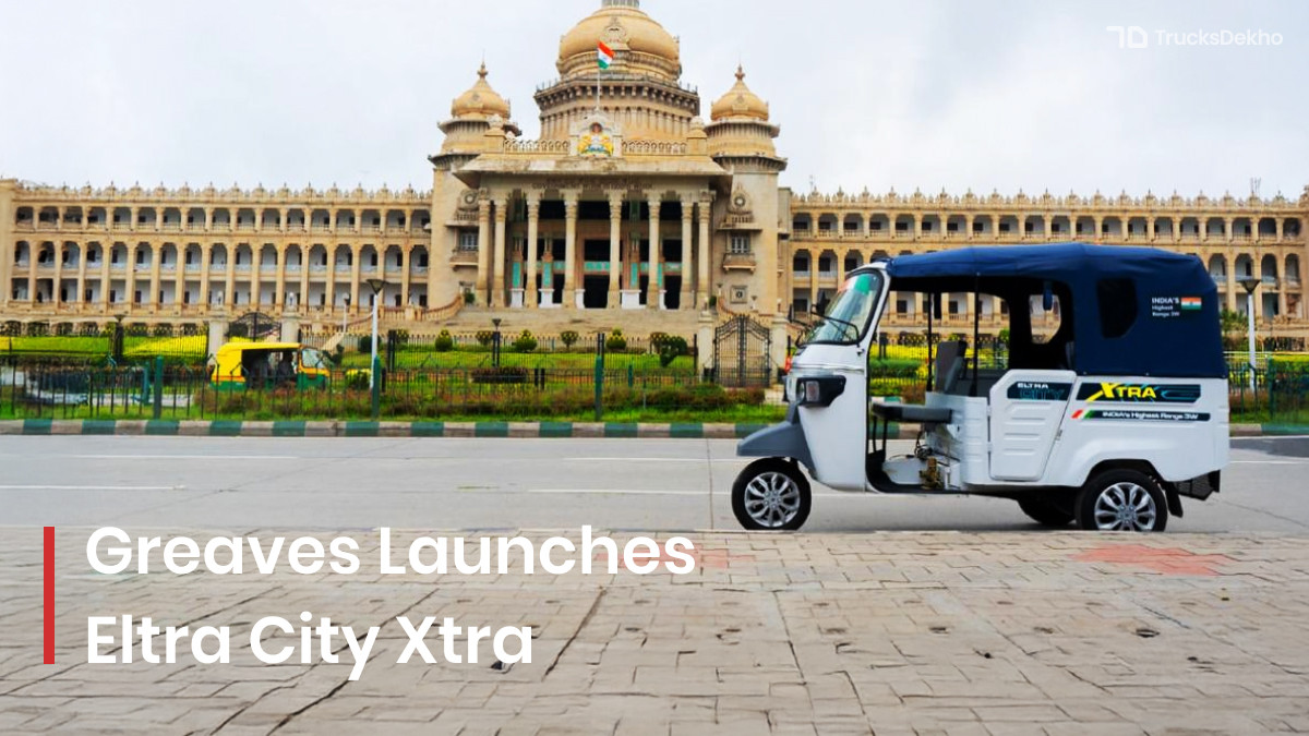 Greaves Launches Eltra City Xtra Electric 3-Wheeler | Trucks.cardekho.com