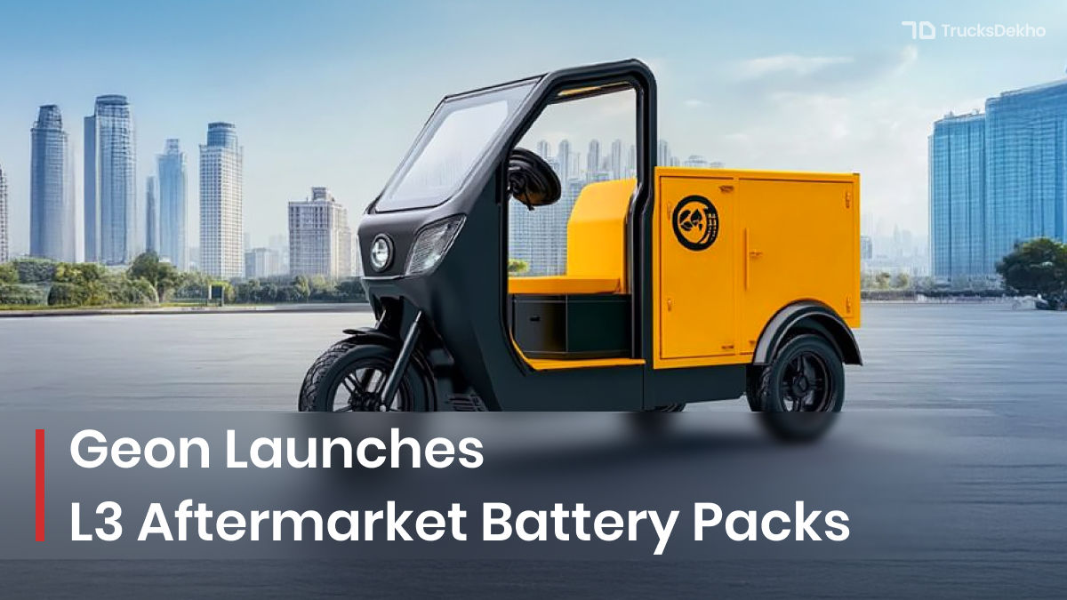 Geon Launches L3 Aftermarket Battery Packs | Trucks.cardekho.com