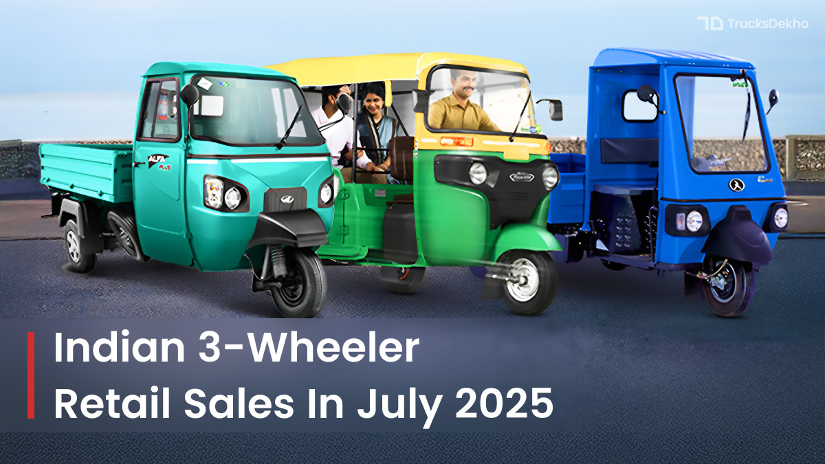 Indian 3-Wheeler Retail Sales In July 2025 | Trucks.cardekho.com
