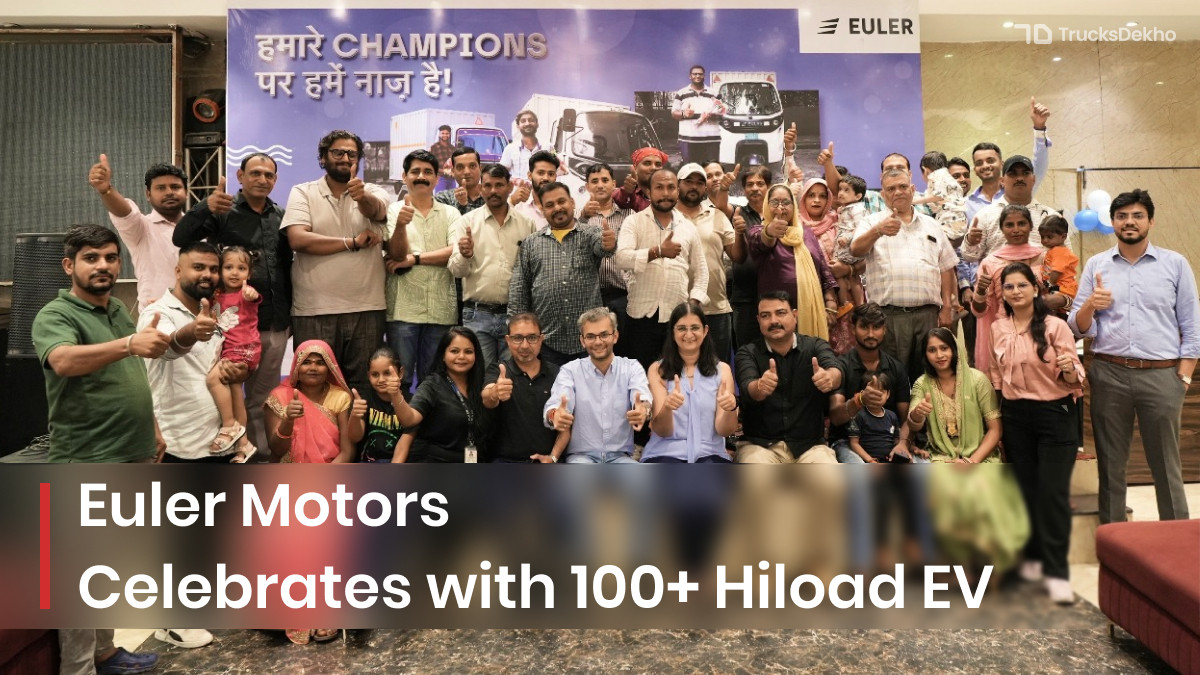 Euler Motors Celebrates With 100+ Hiload EV | Trucks.cardekho.com
