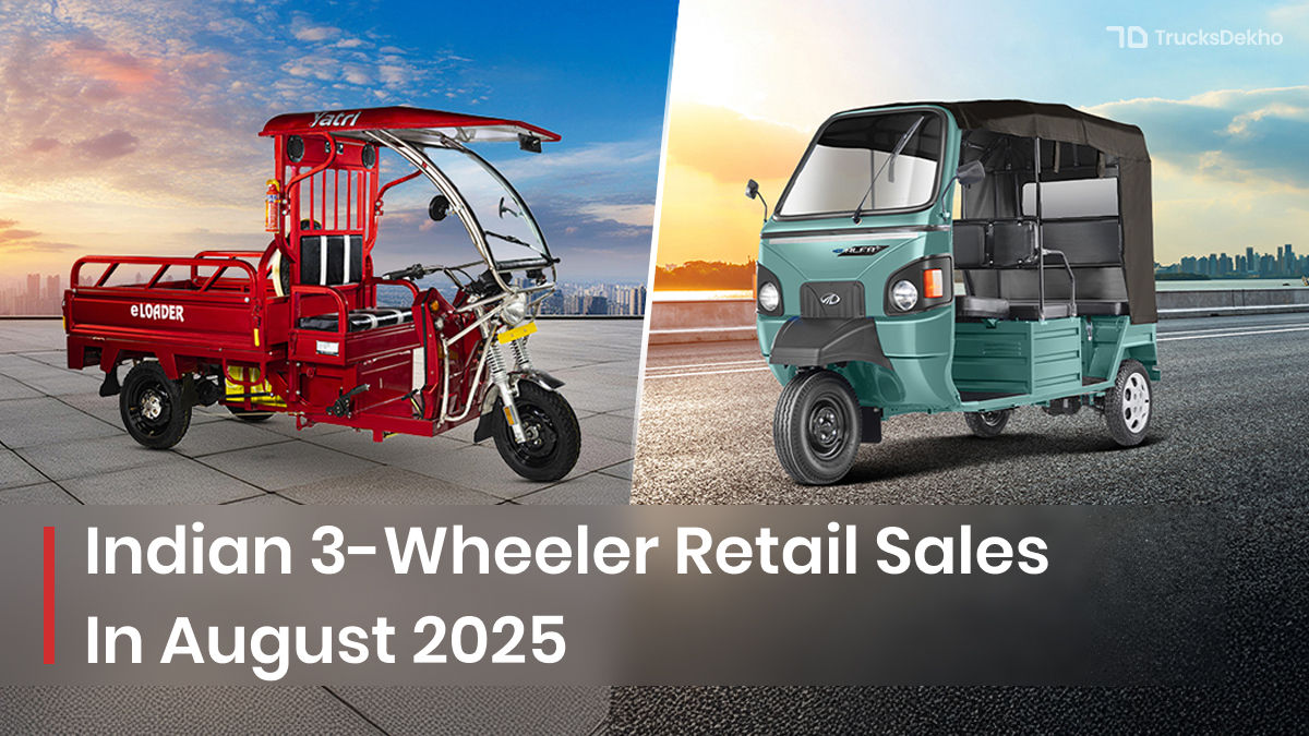 Indian 3-Wheeler Retail Sales In August 2025 | Trucks.cardekho.com