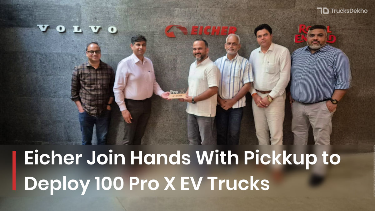 Pickup To Deploy 100 Eicher Pro X EV Trucks For Logistics in Delhi and ...