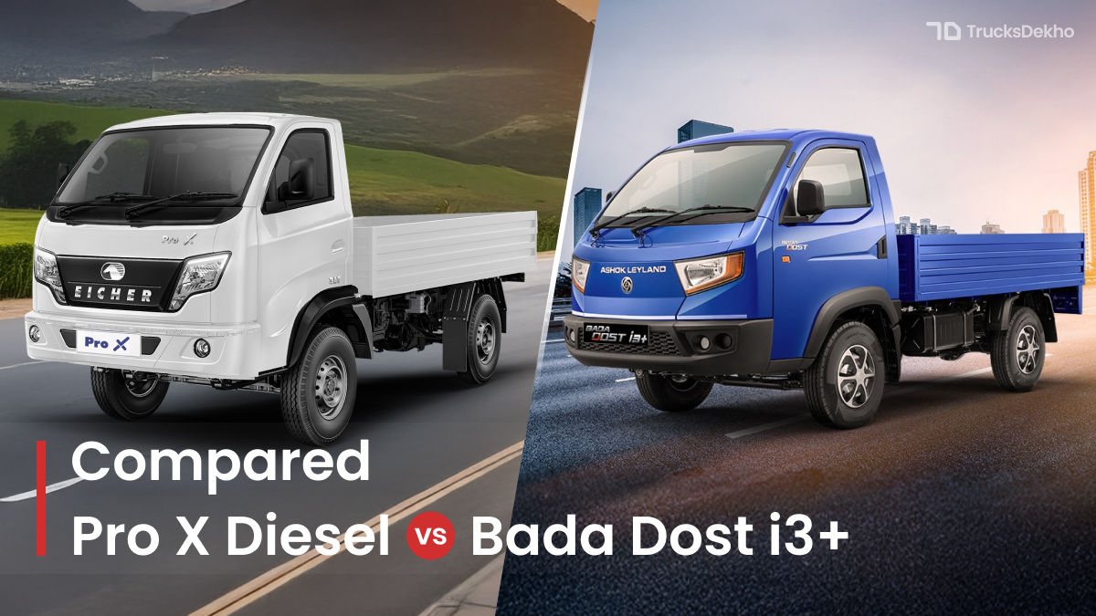 Eicher Pro X Diesel 3T Vs Ashok Leyland Bada Dost i3 Plus: Performance ...