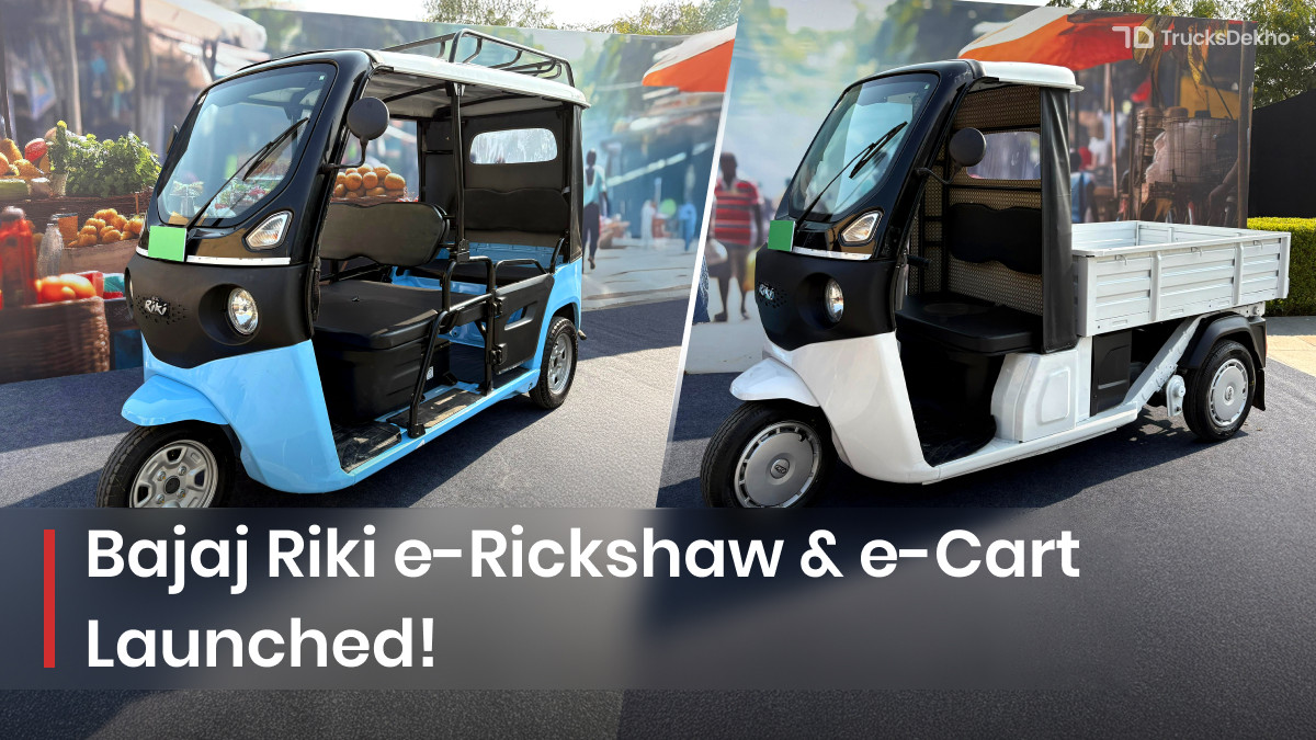 Bajaj Riki e-Rickshaw & e-Cart Launched | Trucks.cardekho.com