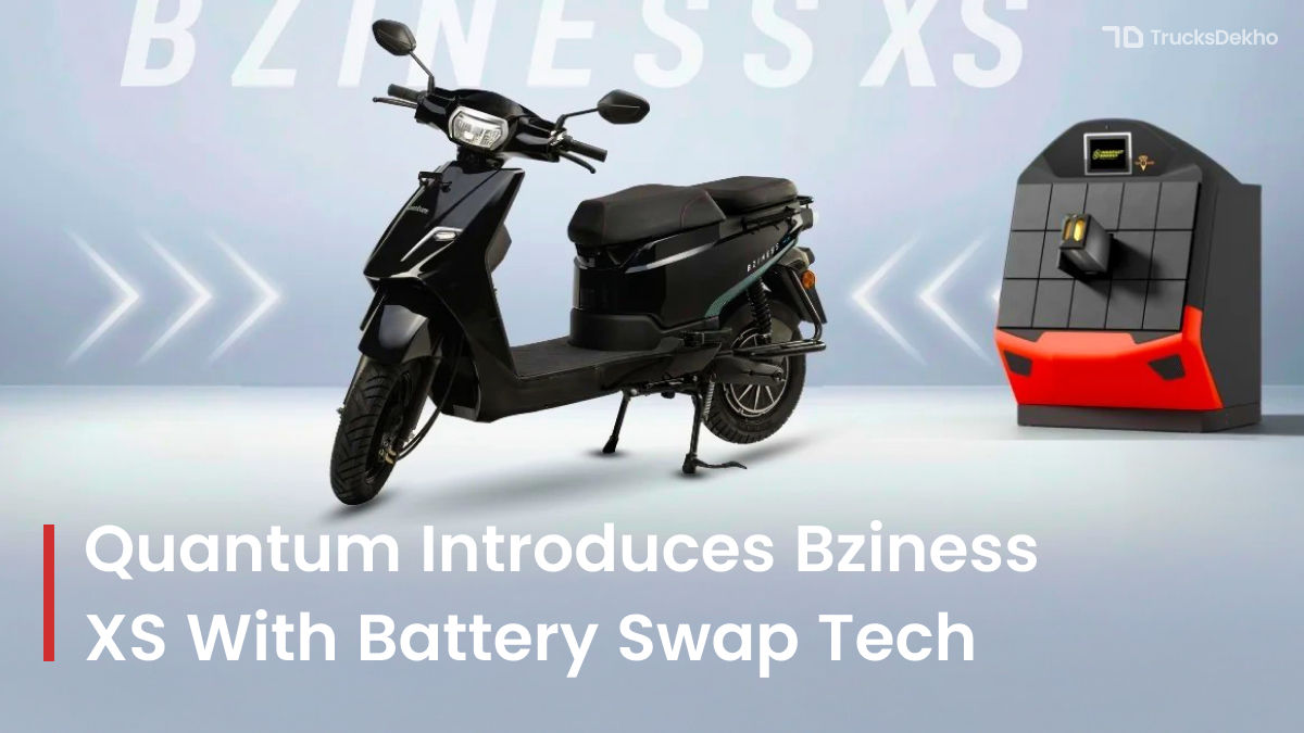 Quantum Introduces Bziness XS Electric Cargo Scooter With Battery Swap ...