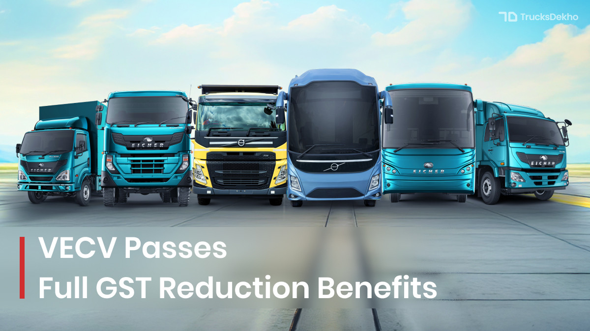 VECV Passes Full GST Reduction Benefits To Truck And Bus Customers ...