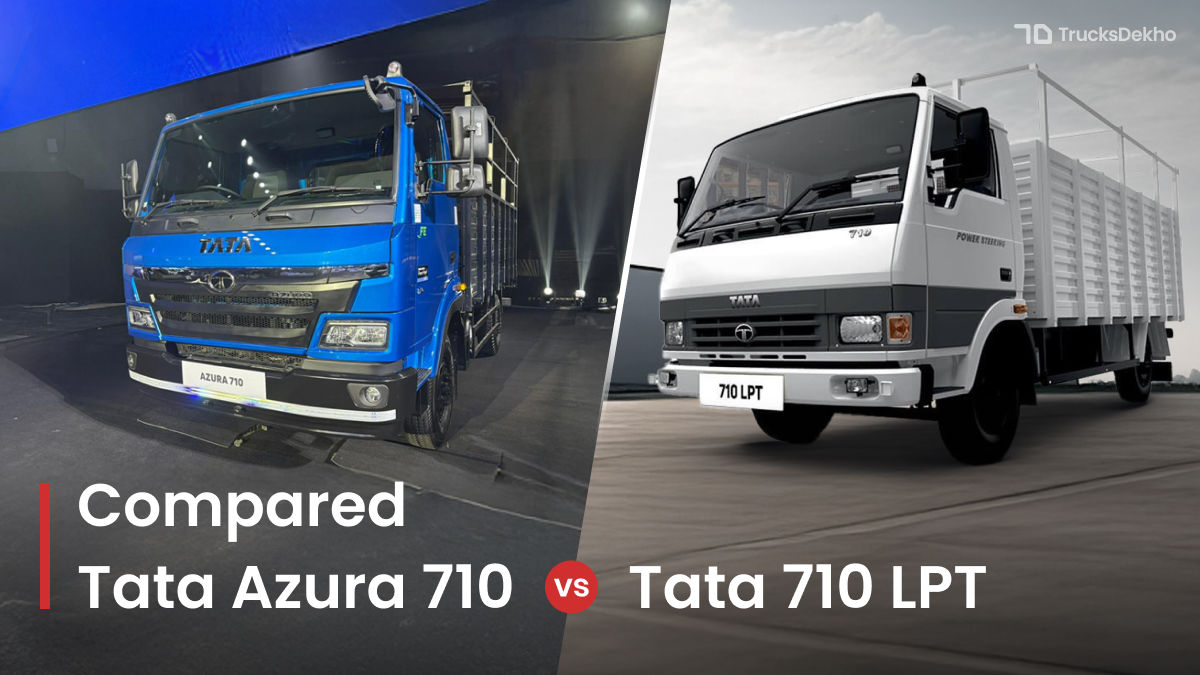 Tata Azura 710 Vs Tata 710 LPT: Power | Ride | Safety Explored | Trucks ...