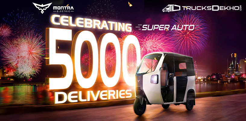 Montra Electric Achieves Milestone By Delivering 5000 Units Of Super ...