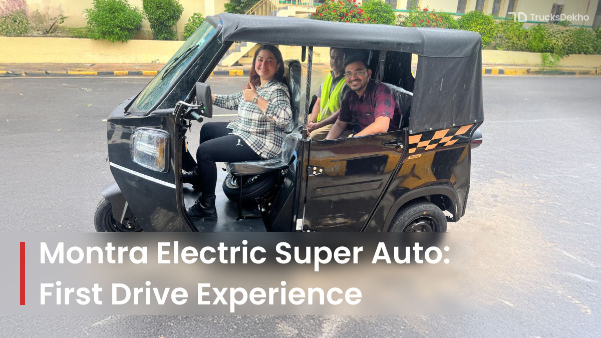 Montra Electric Super Auto: First Drive Experience | Trucks.cardekho.com
