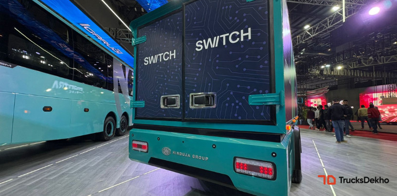 Switch Mobility Unveils Switch IeV8 At Auto Expo 2025 | Trucks.cardekho.com