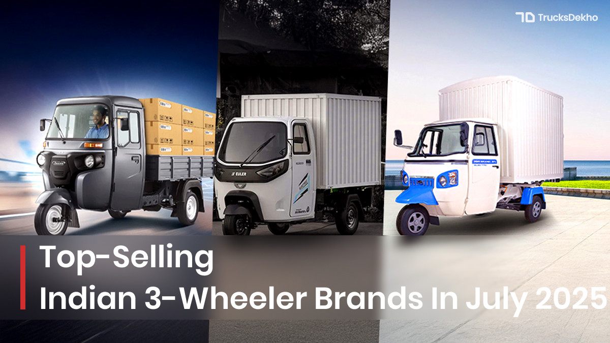 Top-Selling Indian 3-Wheeler Brands In July 2025 | Trucks.cardekho.com