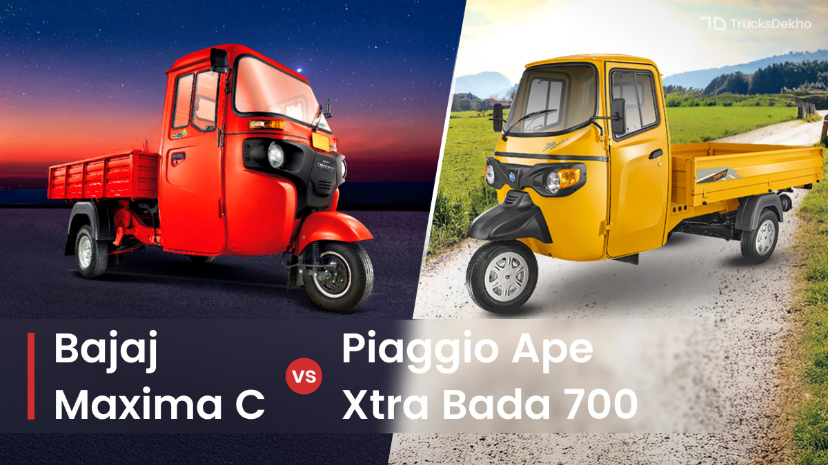Comparison Bajaj Maxima C Vs Piaggio Ape Xtra Bada 700 | Trucks ...