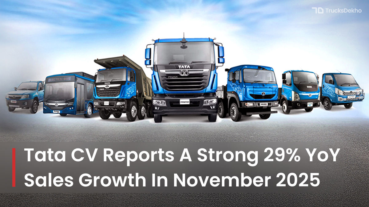 Tata Motors Commercial Vehicle Sales Report For November 2025 | Trucks ...
