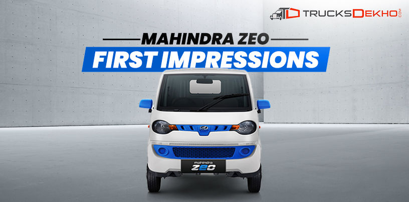 Mahindra Zeo: First Impressions, What We Liked So Far! | Trucks ...