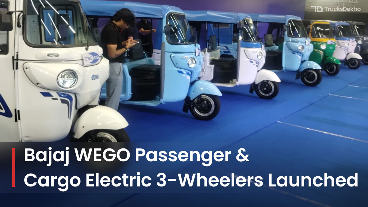 Bajaj Auto Launches WEGO Passenger And Cargo Electric 3-Wheelers ...