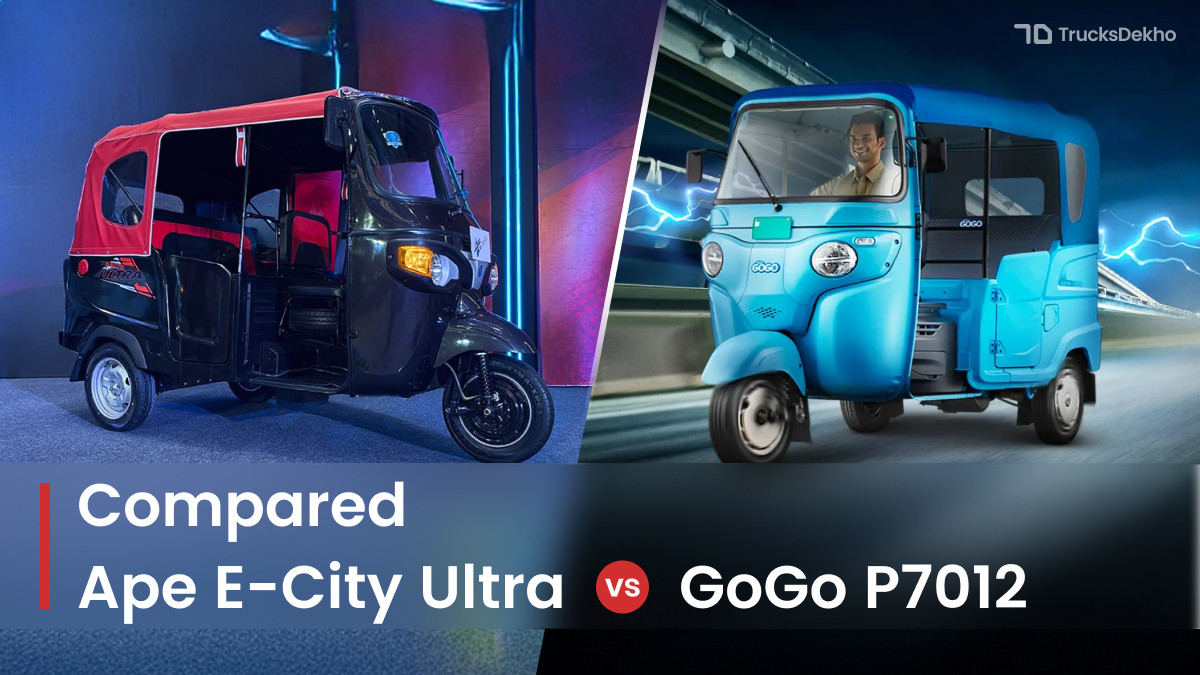 Piaggio Ape E-City Ultra vs Bajaj GoGo P7012: Which Electric 3-Wheeler ...