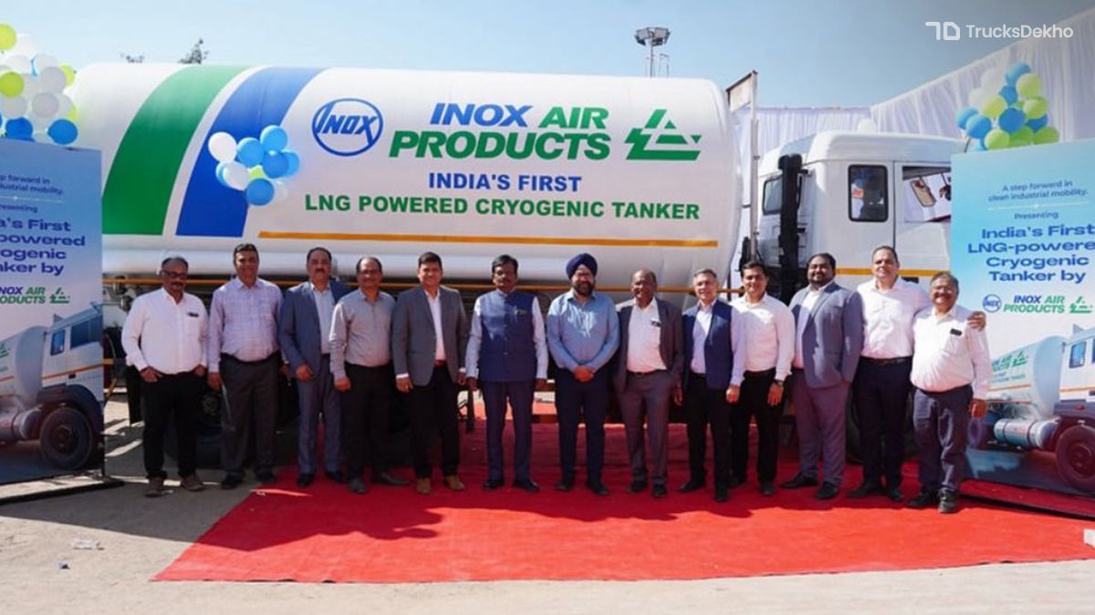 INOX Air Products Launches India's First LNG-Fuelled Cryogenic Tanker ...