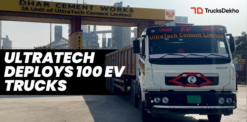 UltraTech Deploys 100 Electric Trucks | Trucks.cardekho.com
