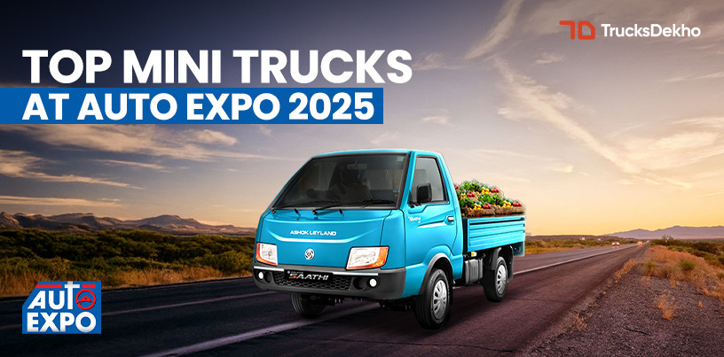 Top Mini Trucks Unveiled At Auto Expo 2025 | Trucks.cardekho.com