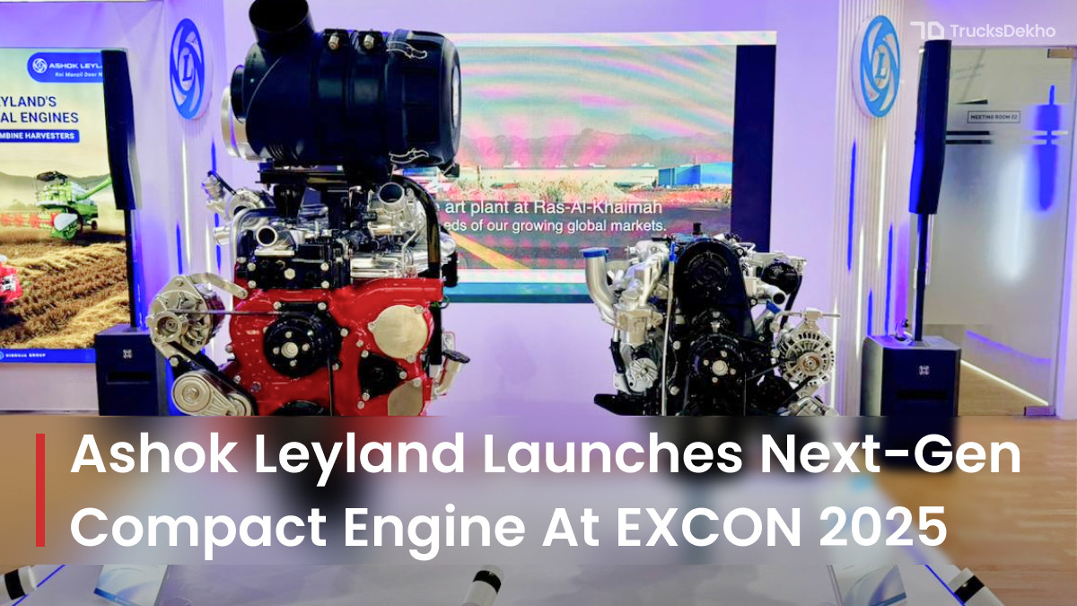 Ashok Leyland Launches Next-Gen Compact Engine At EXCON 2025 | Trucks ...