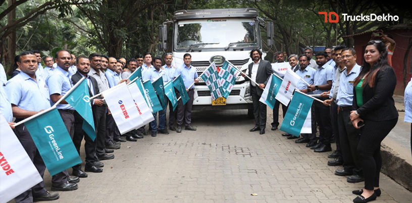 GreenLine Mobility With Exide For LNG Fleet | Trucks.cardekho.com