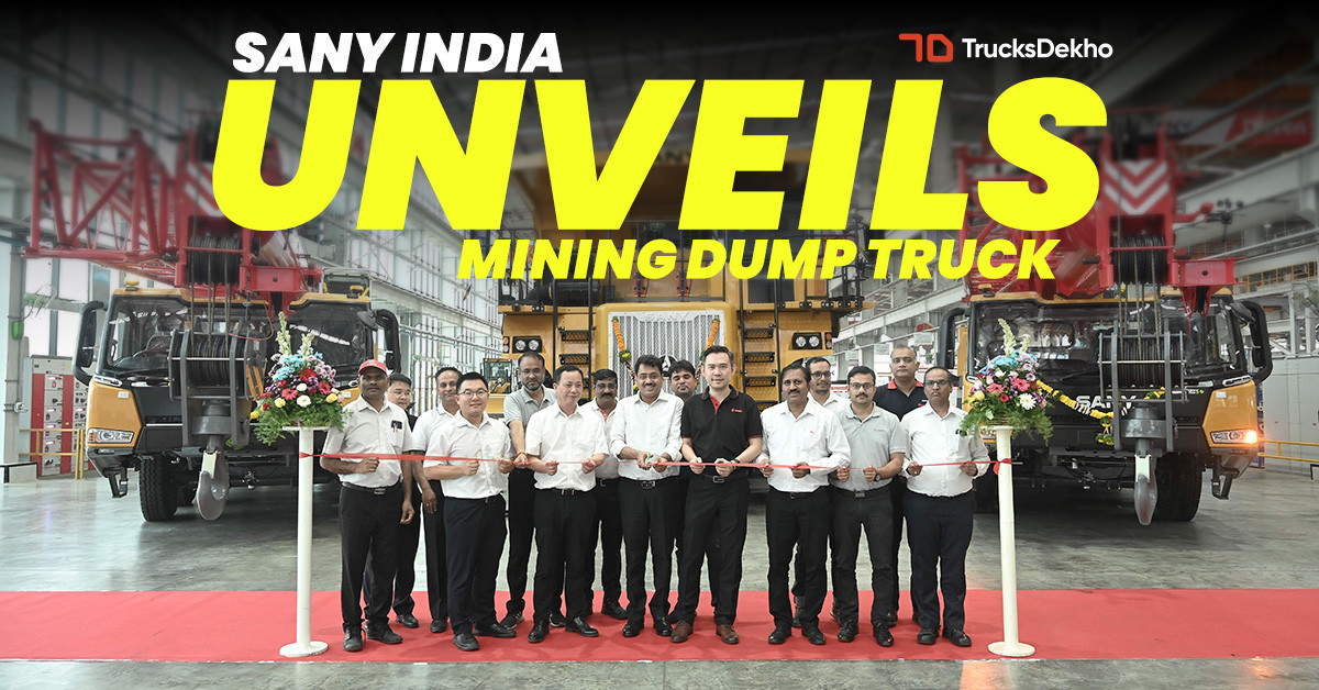 SANY India SKT130S Mining Dumper Truck Launched: 100-tonne Payload? | Trucks.cardekho.com
