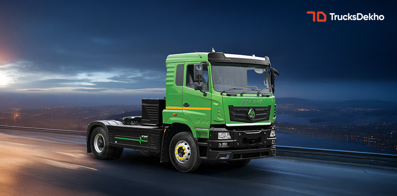 Propel 470 eTR Trailer Truck Launched | Trucks.cardekho.com