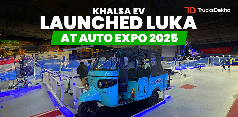 Khalsa EV Launched Luka At Auto Expo 2025 | Trucks.cardekho.com