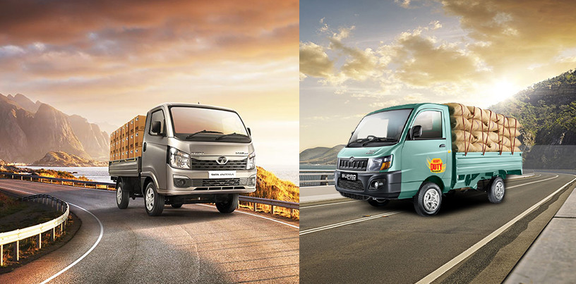 Comparison: Tata Intra V10 vs Mahindra Supro Mini Truck | Trucks ...