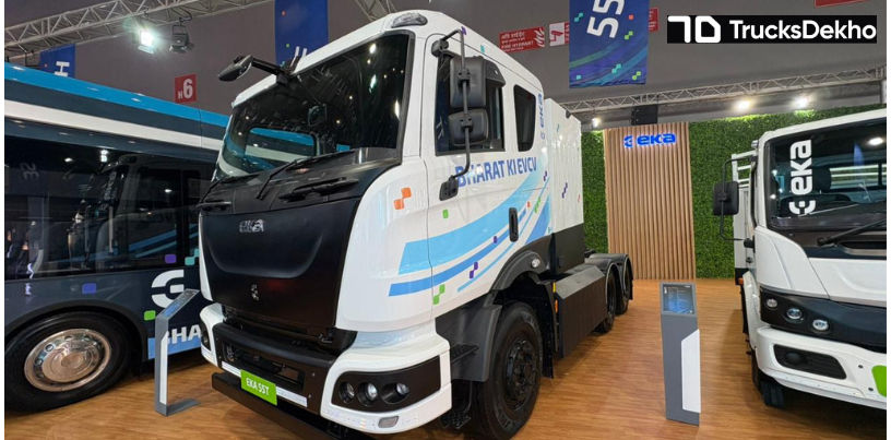 EKA Mobility Launches Electric 55T Tractor-Trailer At Auto Expo 2025 ...