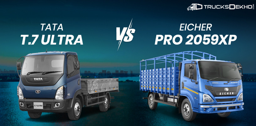 Tata T.7 Ultra (17ft) vs Eicher Pro 2059XP: Spec Comparison | Trucks ...